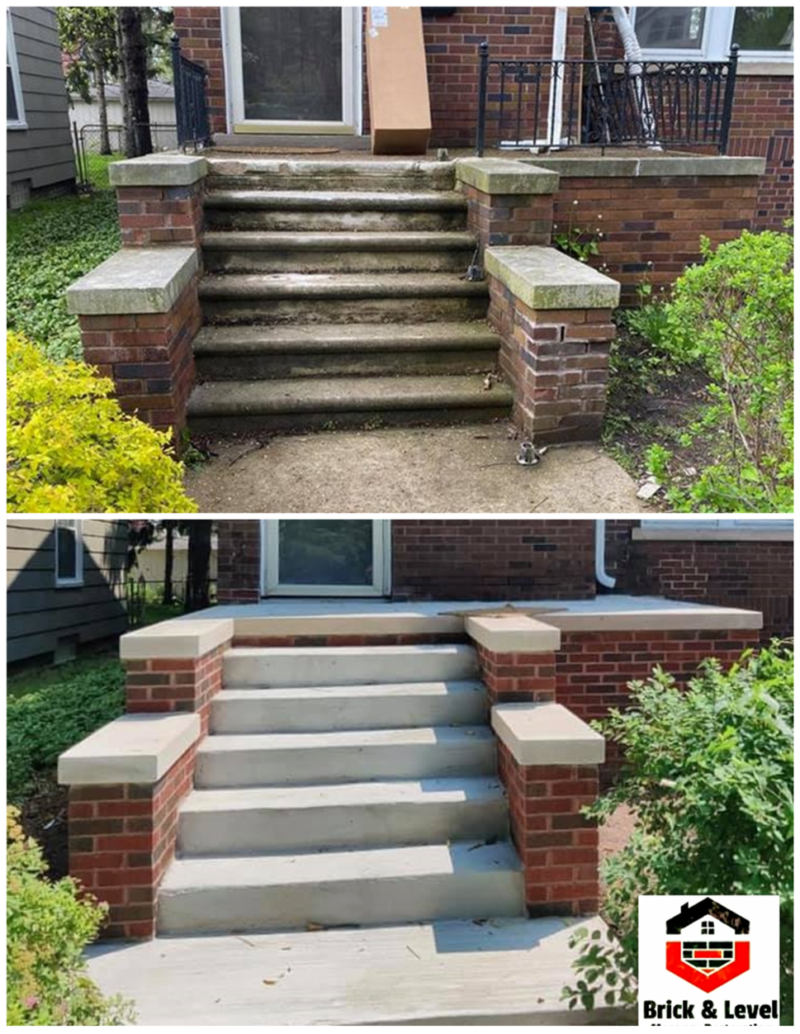 Brick Porch Repair | Brick and Level Masonry Restoration